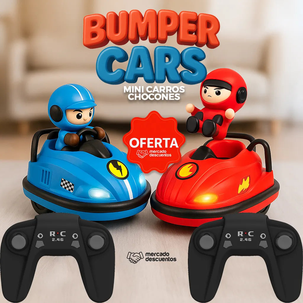 BUMPER CARS® - MINI CARROS CHOCONES A CONTROL REMOTO – Tienda Col3